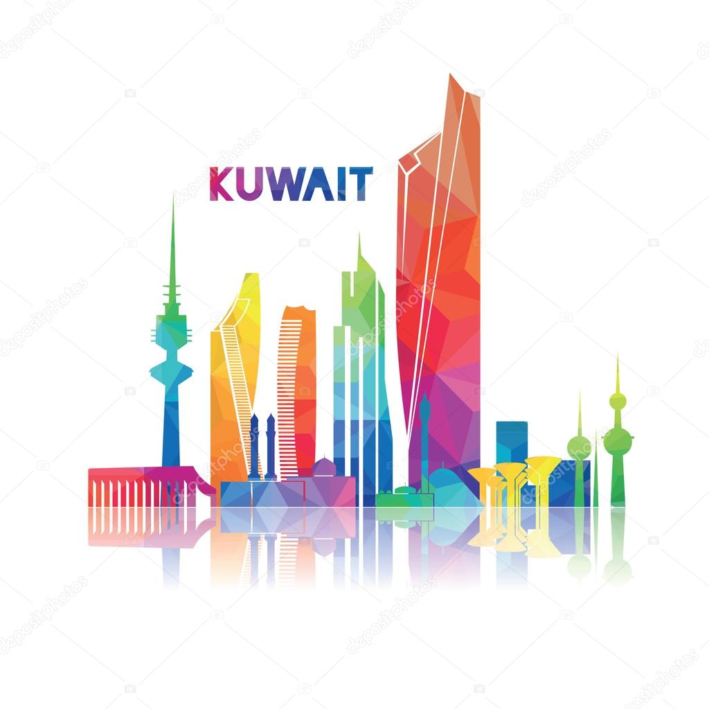 Kuwait city panorama — Stock Vector © artemon91 #106295462