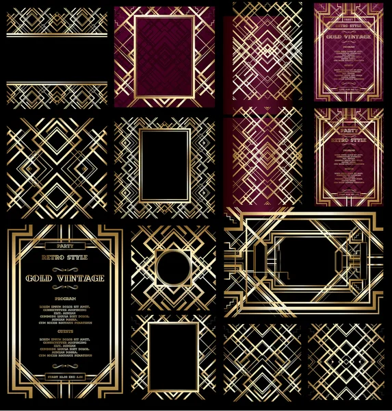ᐈ Great gatsby border stock vectors, Royalty Free gatsby frame ...