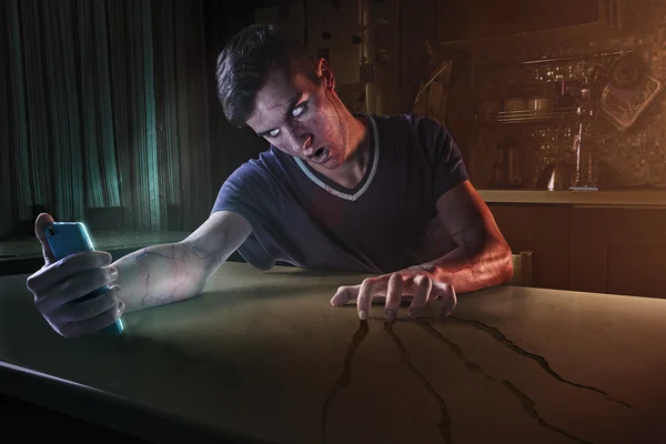 Zombie phone Stock Photos, Royalty Free Zombie phone Images | Depositphotos