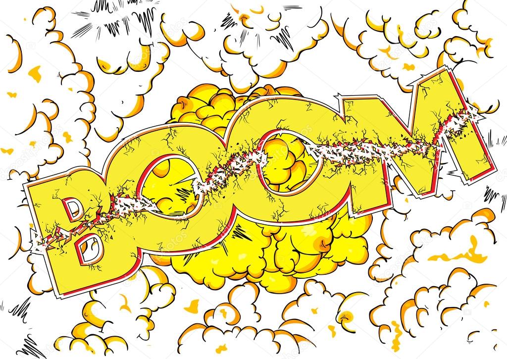 Boom - Comic book, cartoon explosion Stock Vector Image by ©NoraVector ...