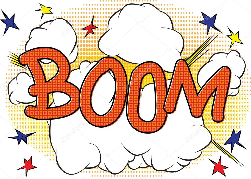 Boom - Retro comic book, cartoon explosion Stock Vector by ©NoraVector ...