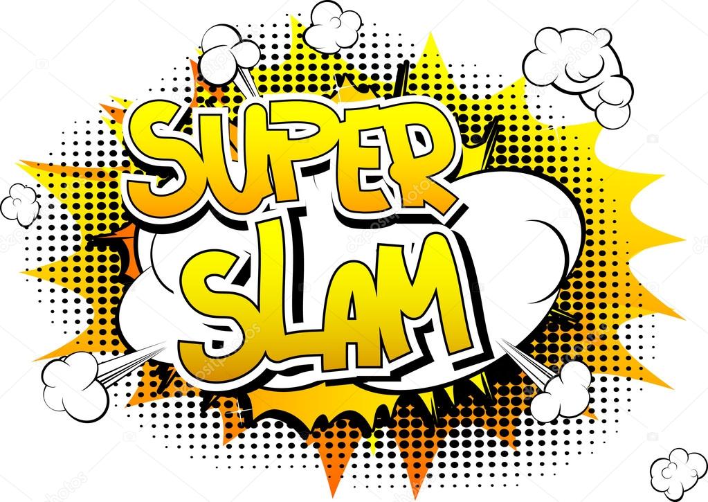 Super Slam - Comic book style word Stock Vector Image by ©NoraVector ...