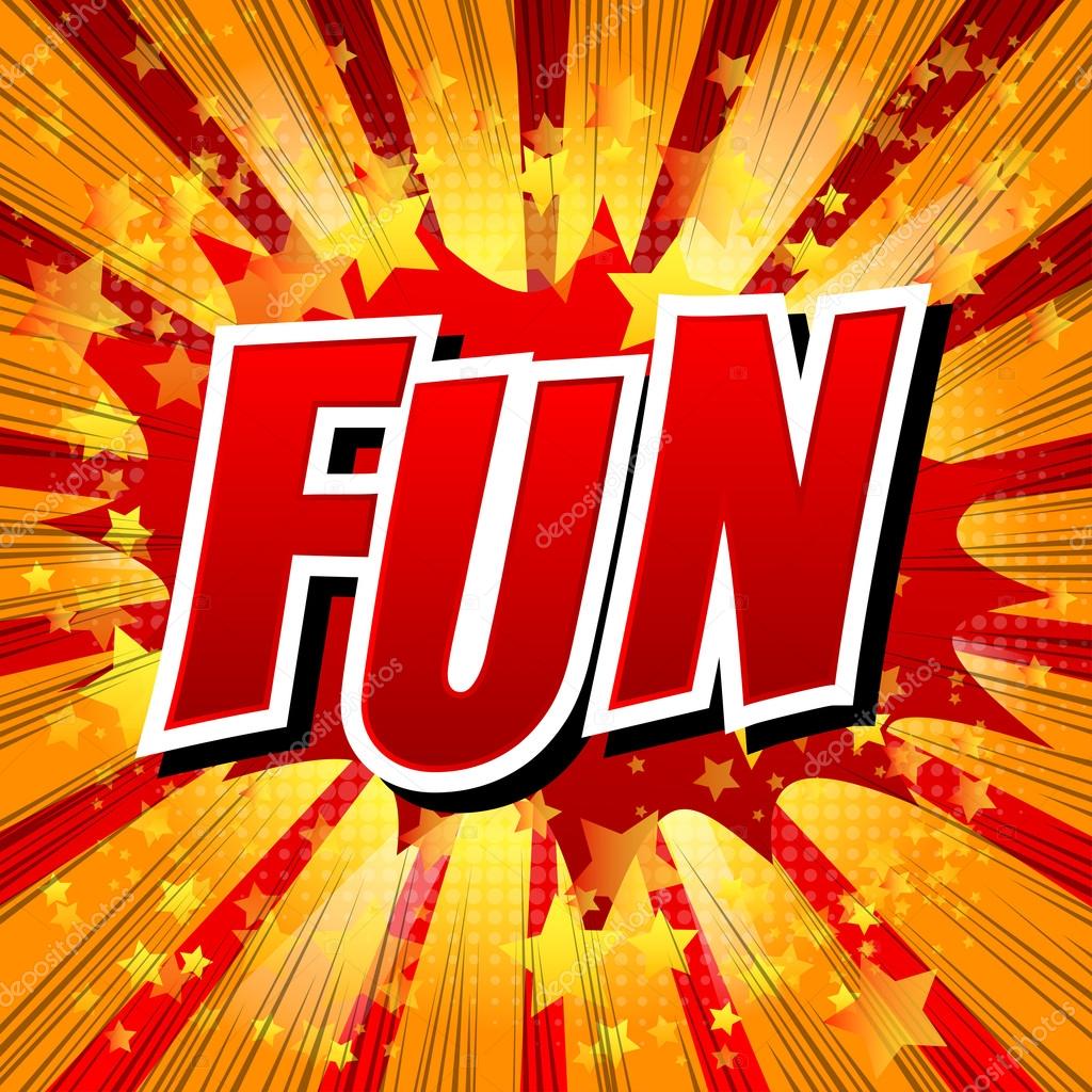 Fun - Comic book style card. Stock Vector Image by ©NoraVector #90321902