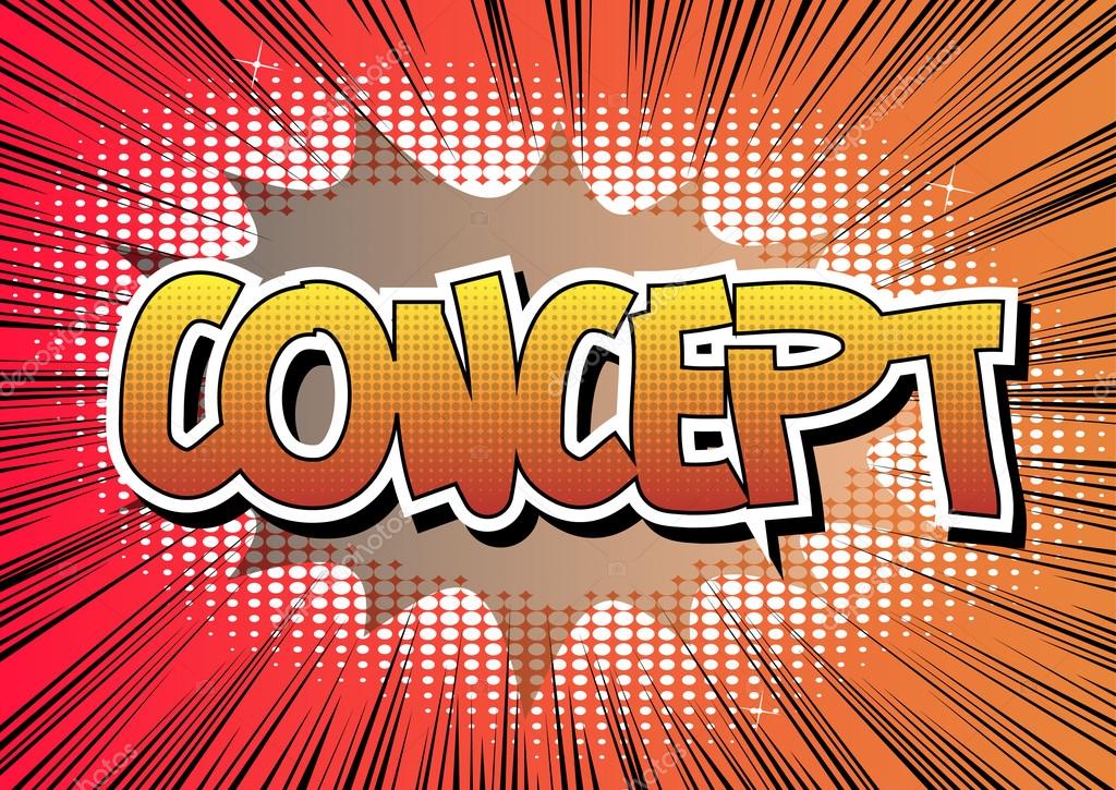 Concept - Comic book style word Stock Vector Image by ©NoraVector #92743468