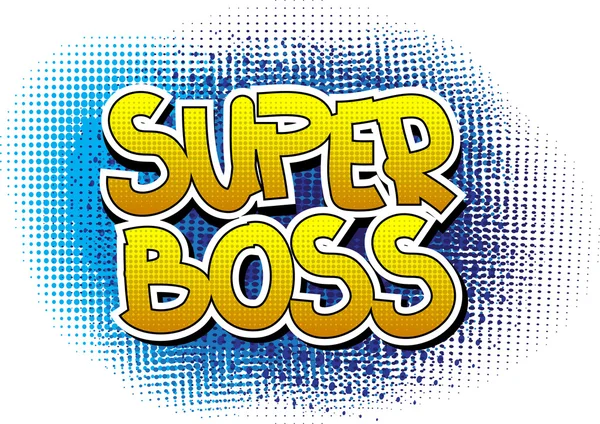 Super Team Comic Book Style Phrase Abstract Background Stock Vector by ...