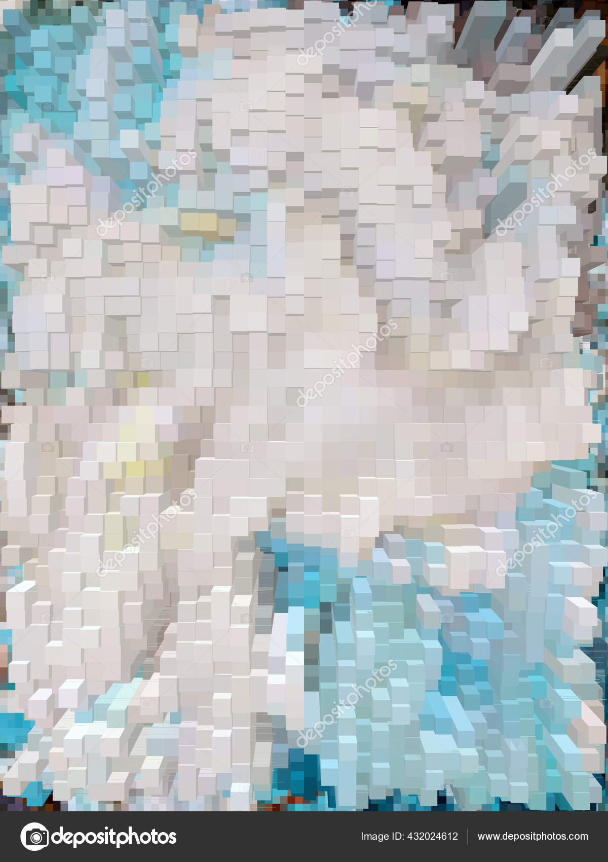 Pixelated Colorful Vivid Background Web Banners Illustrations — Stock ...