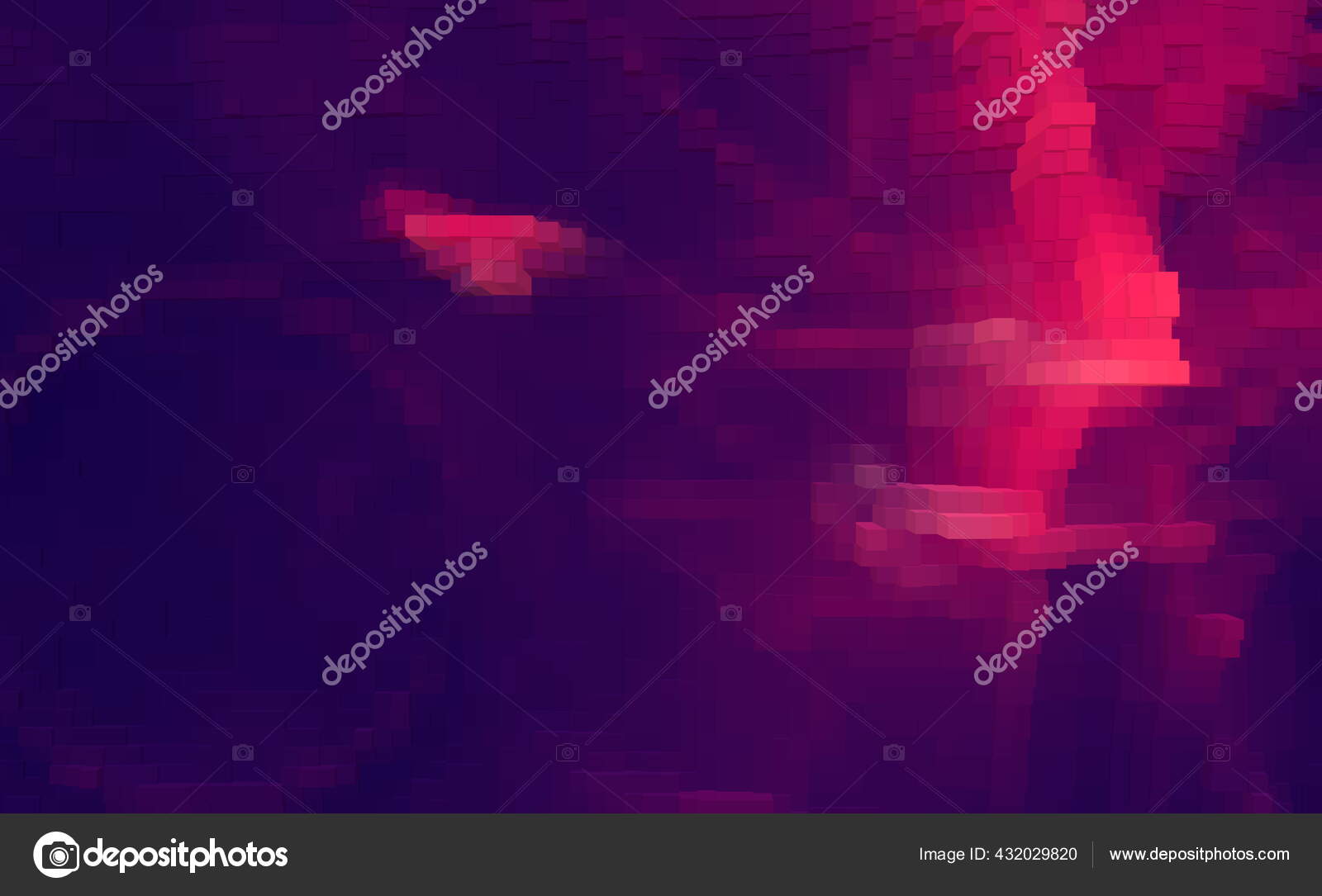 Pixelated Colorful Vivid Background Web Banners Illustrations — Stock ...