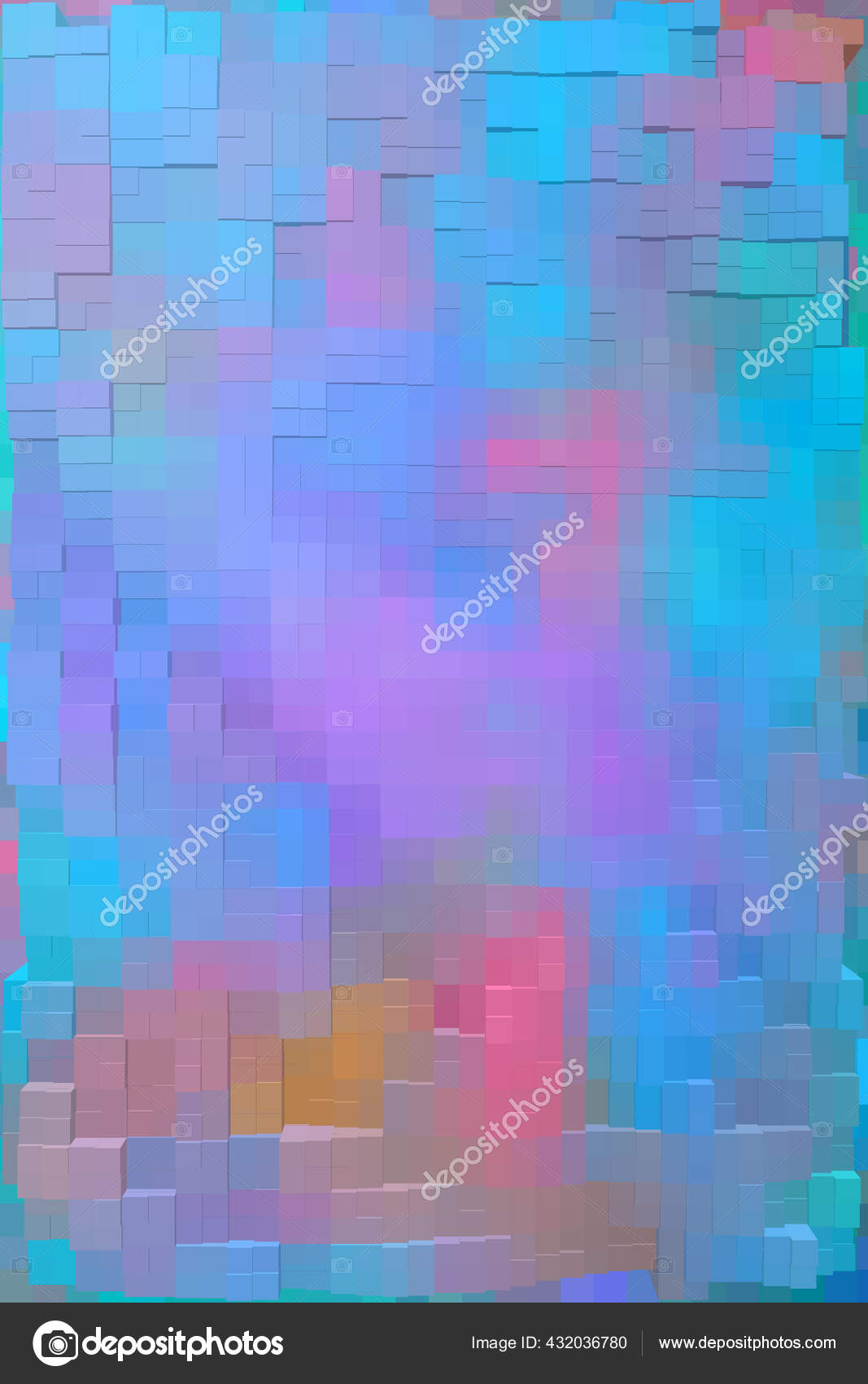 Pixelated Colorful Vivid Background Web Banners Illustrations Stock ...