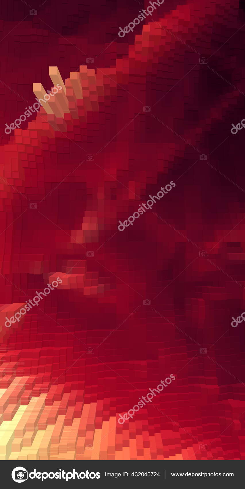 Pixelated Colorful Vivid Background Web Banners Illustrations — Stock ...