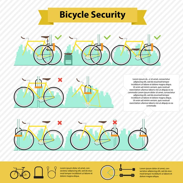 Bicycle infographics Vector Art Stock Images | Depositphotos