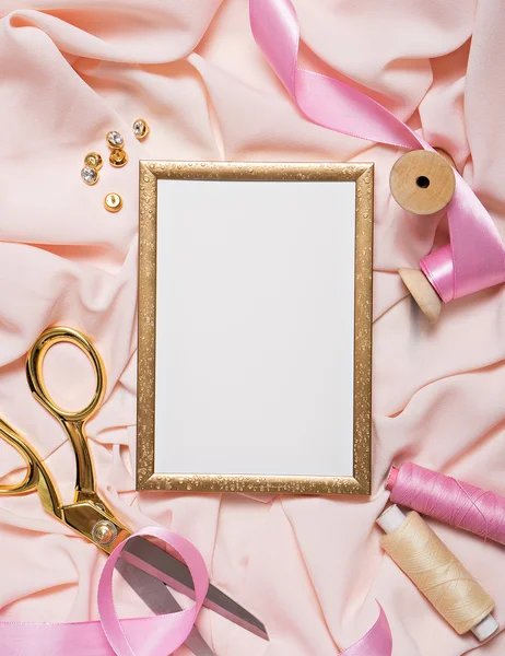 colorful Background with sewing tools — Stock Photo © christina_pauchi ...