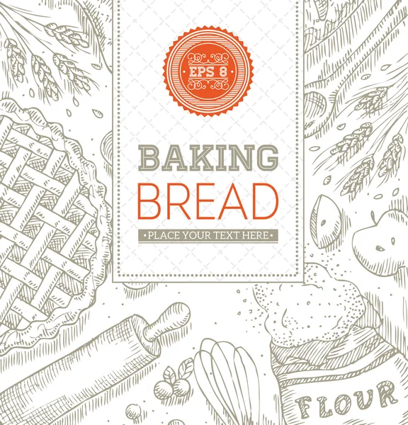 ᐈ Bistro wallpaper stock vectors, Royalty Free bread backgrounds ...