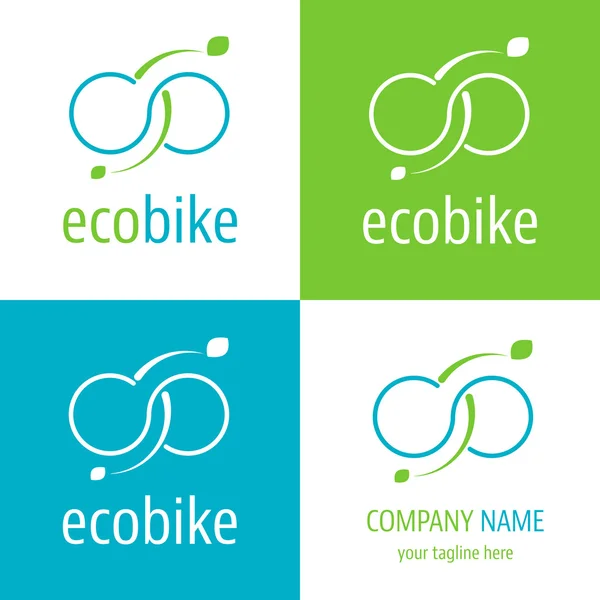 Logo eco bike — Stock Vector © mm-studio #102846082