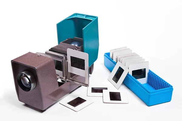 Vintage Slide Projector Opto Mechanical Device Showing Photographic ...