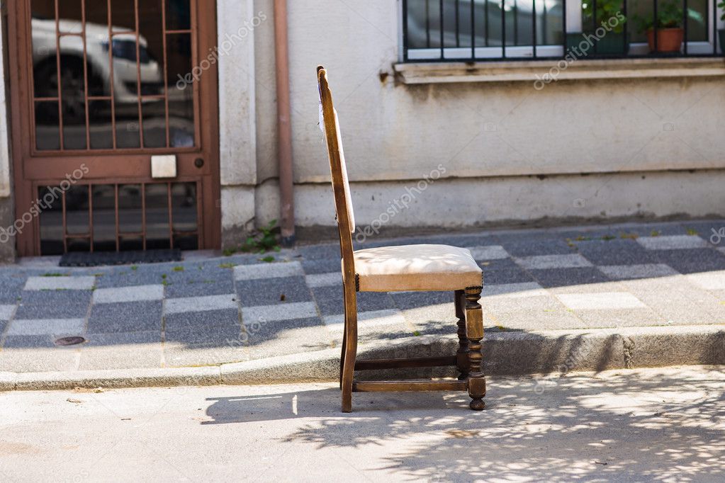 Chairs on the street — Stock Photo © Satura_ #78704692