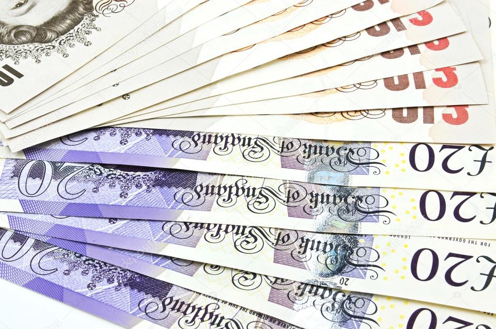 British pounds banknotes – Stock Editorial Photo © RobertChlopas #104490330