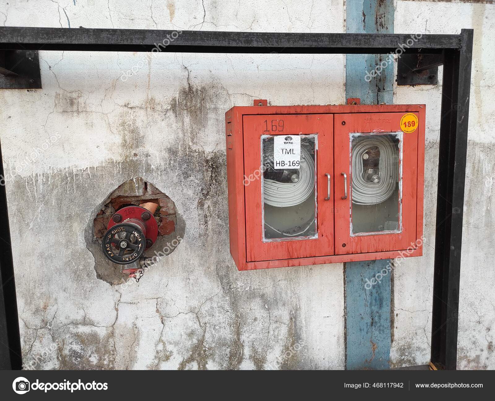 Colors Indicate Rated Water Flow Capacity Particular Hydrant Red ...