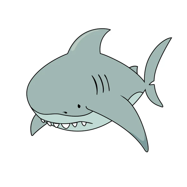 Sad Cartoon Shark