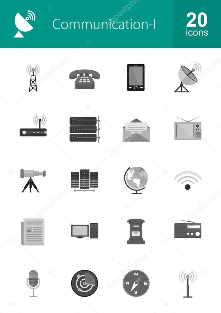 Communication Stock Vector By ©iconbunny 70895273