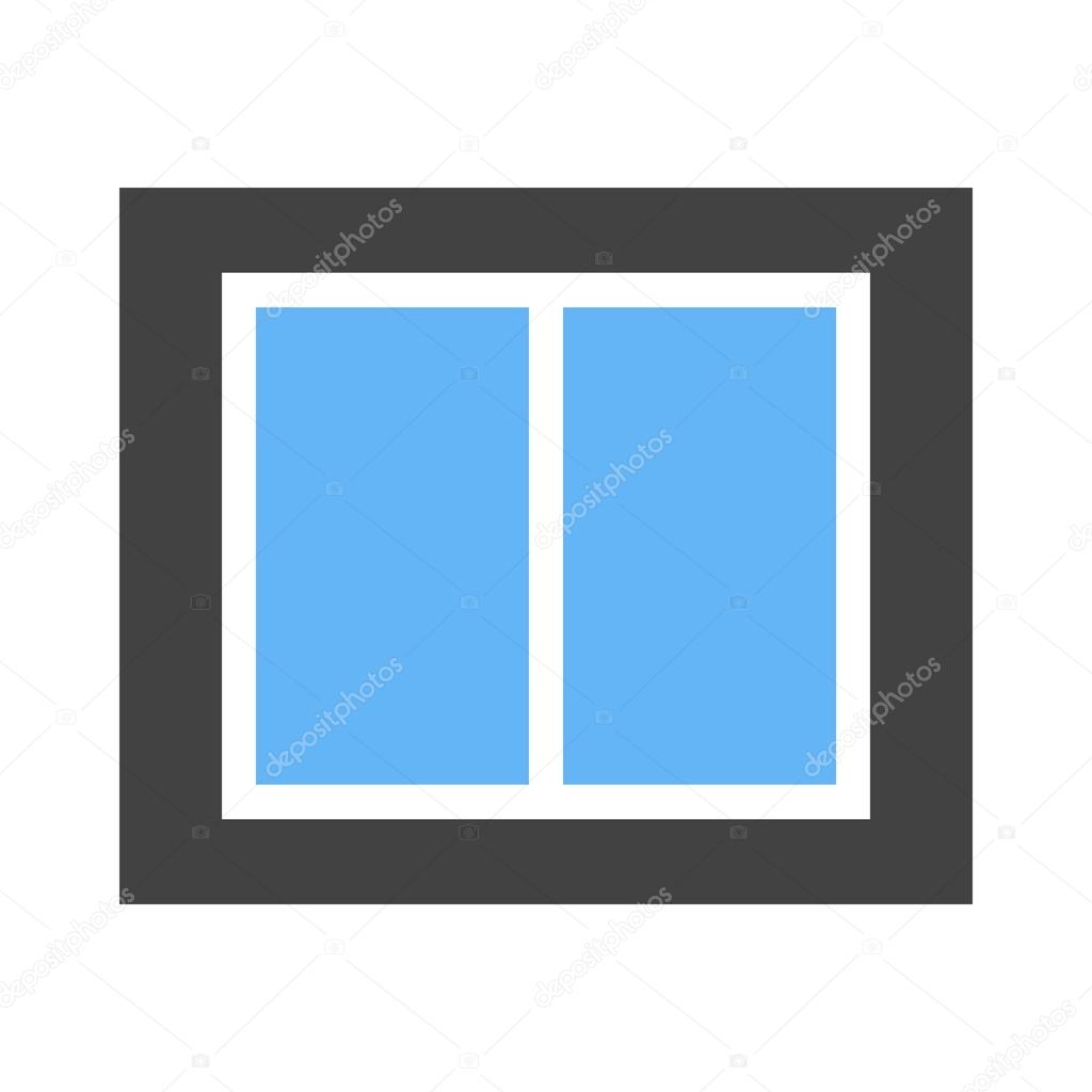 Window, interior icon — Stock Vector © dxinerz #76112025