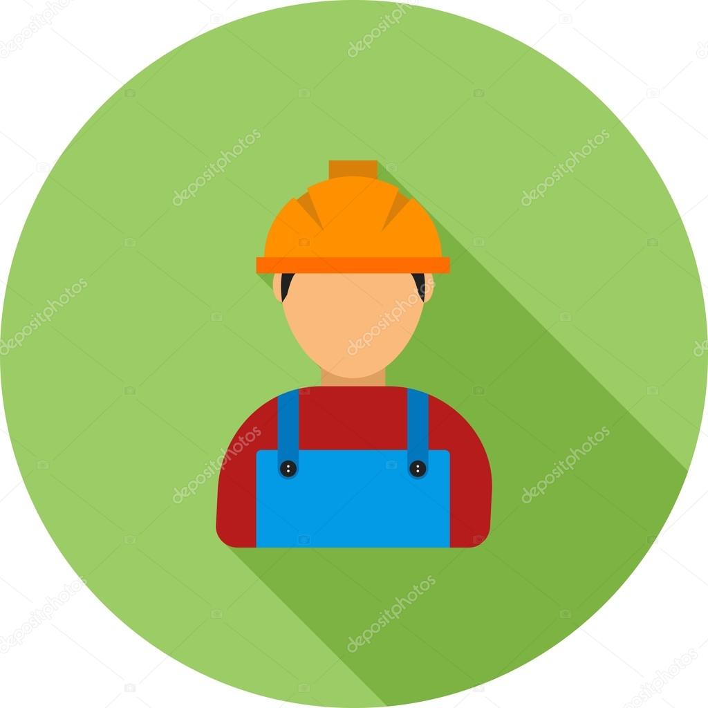 Construction Worker icon — Stock Vector © Iconbunny #76337191