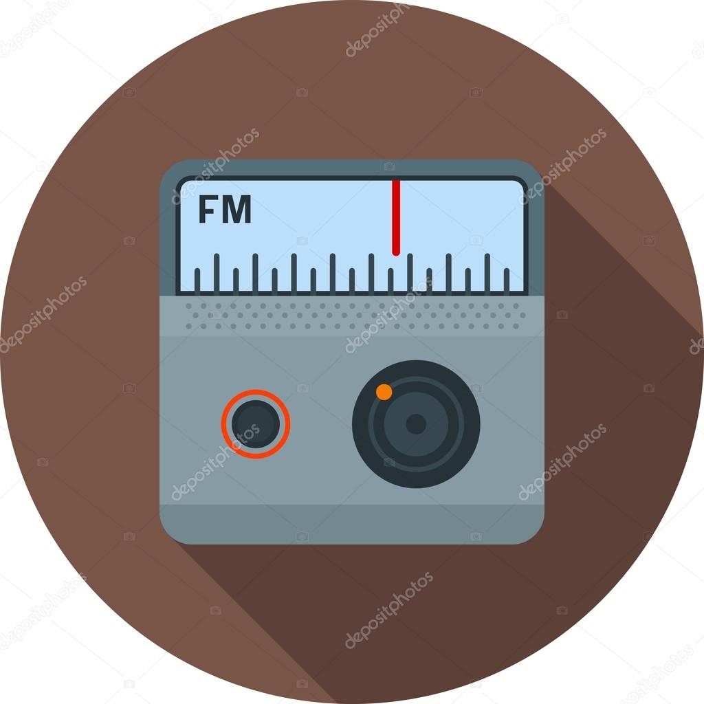 FM Radio icon Stock Illustration by ©Iconbunny #76338377