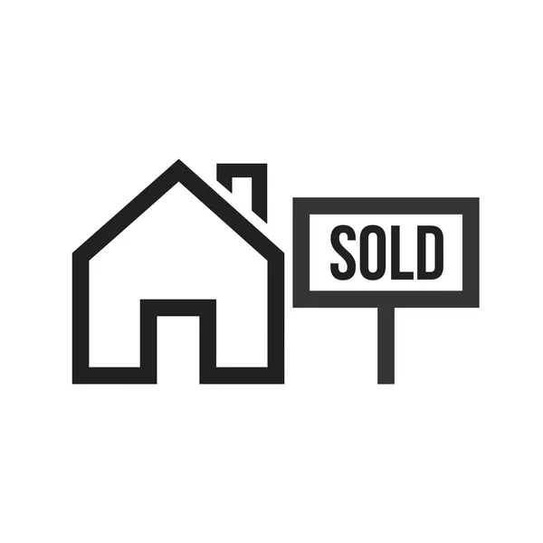 Sold house sign Vector Art Stock Images | Depositphotos