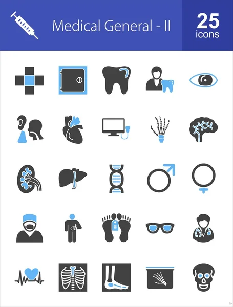 Medical Specialties Icons Set 2 - Sympa Series | Black — Stock Vector ...