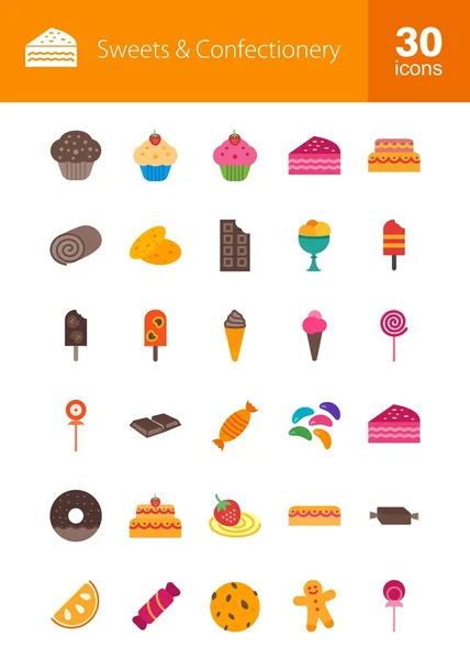 Line sweets icons set Stock Vector Image by ©chuckchee #82602564