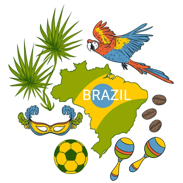Simbolos samba Vector Art Stock Images | Depositphotos