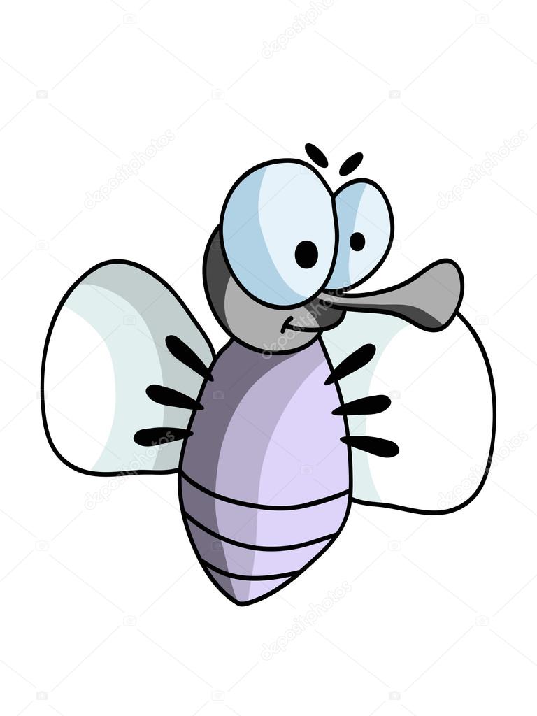 Cute Cartoon Flies