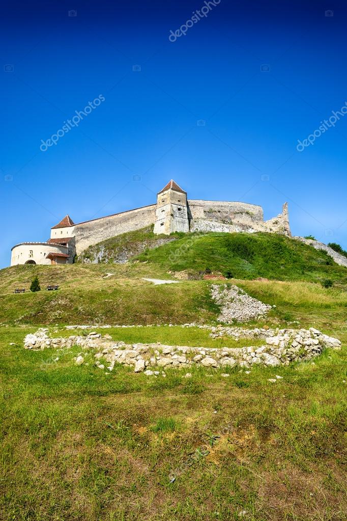 Ciudadela de Rasnov (en rumano: Cetatea Rasnov, en alemán: Rosenauer ...