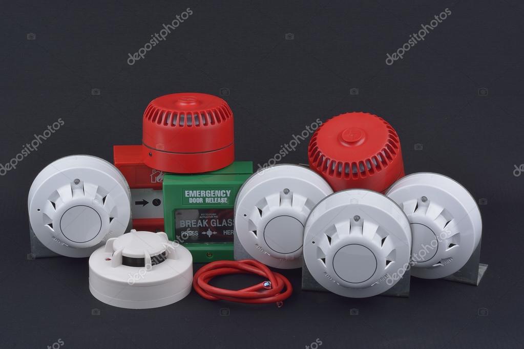 Fire alarm security Stock Photo by ©constantinhurghea 76999163