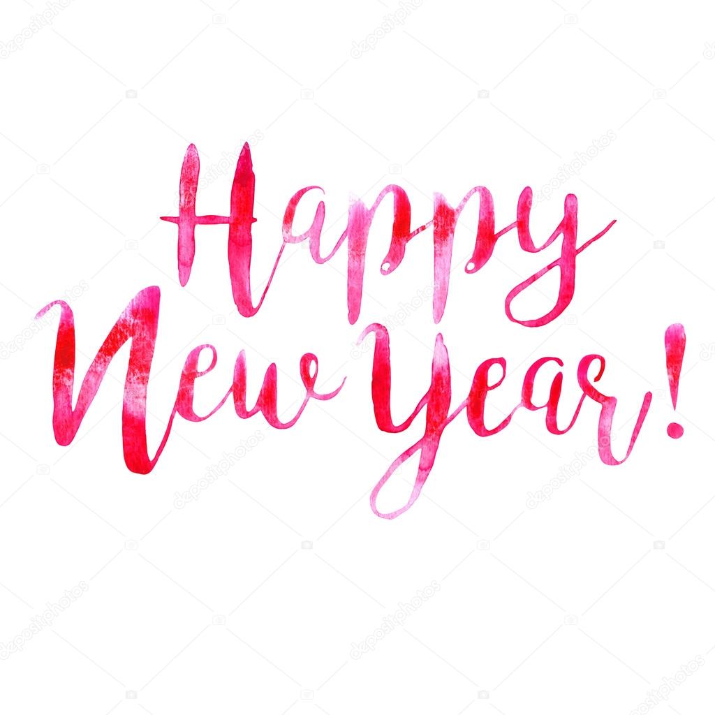 New Years In Cursive