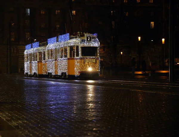 Tram de noël Stock Photos, Royalty Free Tram de noël Images | Depositphotos