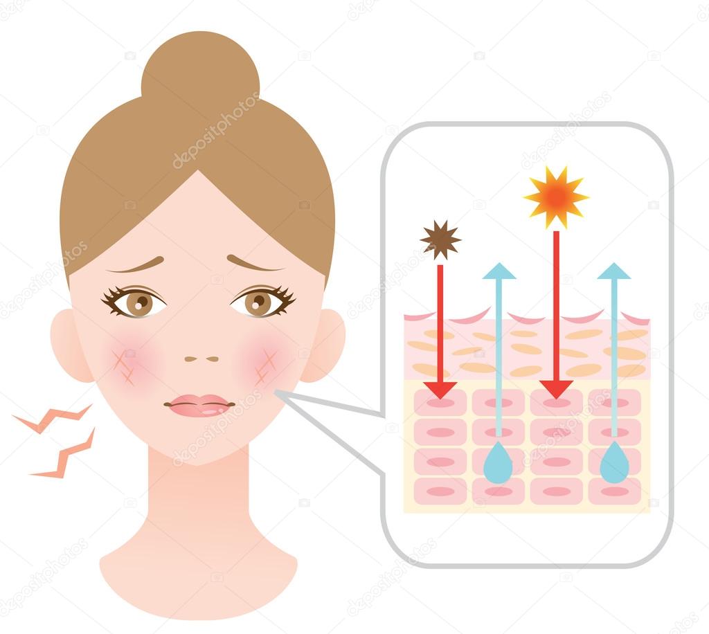 Dry skin mechanism — Stock Photo © mug5 #66901081
