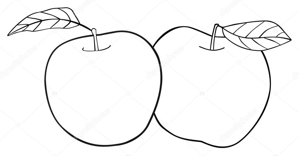Two Apples Clipart