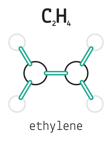 Ethylene Glycol Diol C2H6O2 Molecule Used Manufacture Polyester Fibers ...
