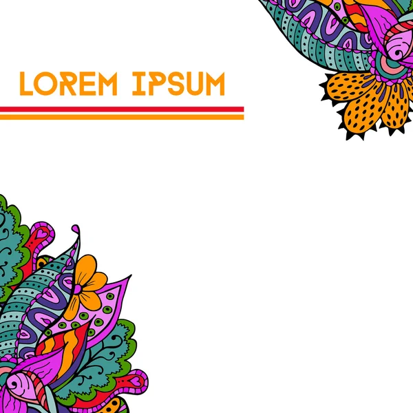 Colorful hand drawn doodle border. Stock Vector Image by ©HappyJack ...