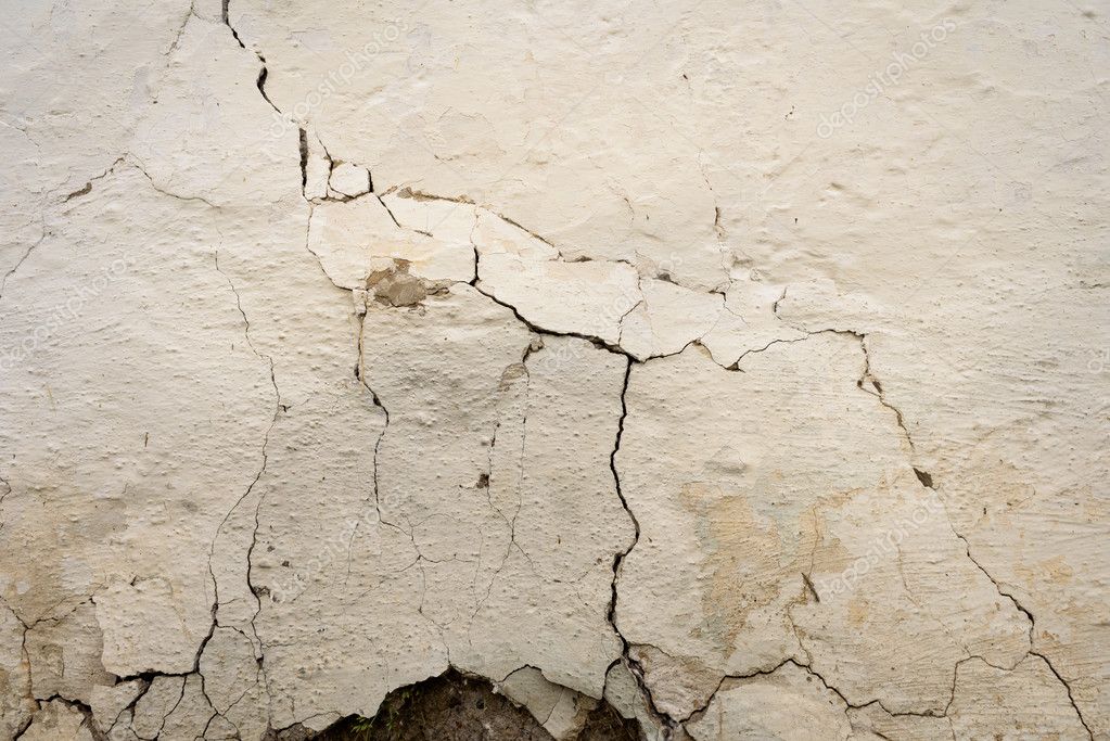 Cracked White Wall with Large Fissure Stock Photo by ©johndwilliamsUK ...