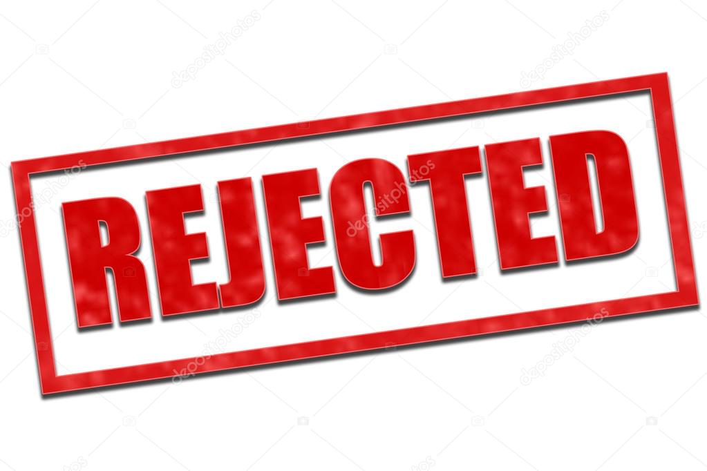 Rejected Rubber Text Stamp Stock Photo by ©johndwilliamsUK 68160725