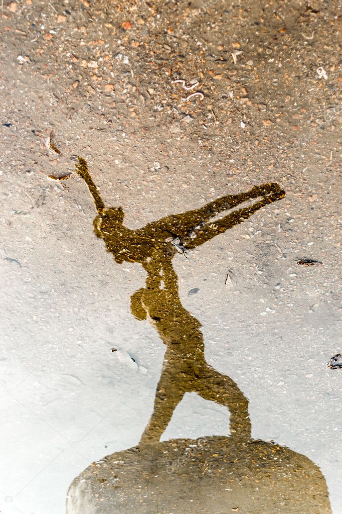Water Reflection Ballet Dancers Stock Photo by ©johndwilliamsUK 71916965
