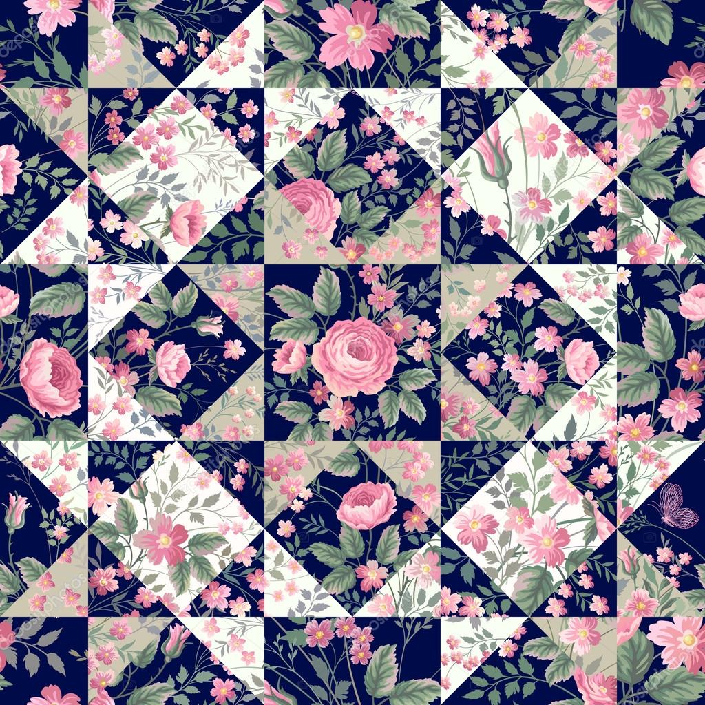 Seamless patchwork pattern Stock Vector by ©citradora 111730582