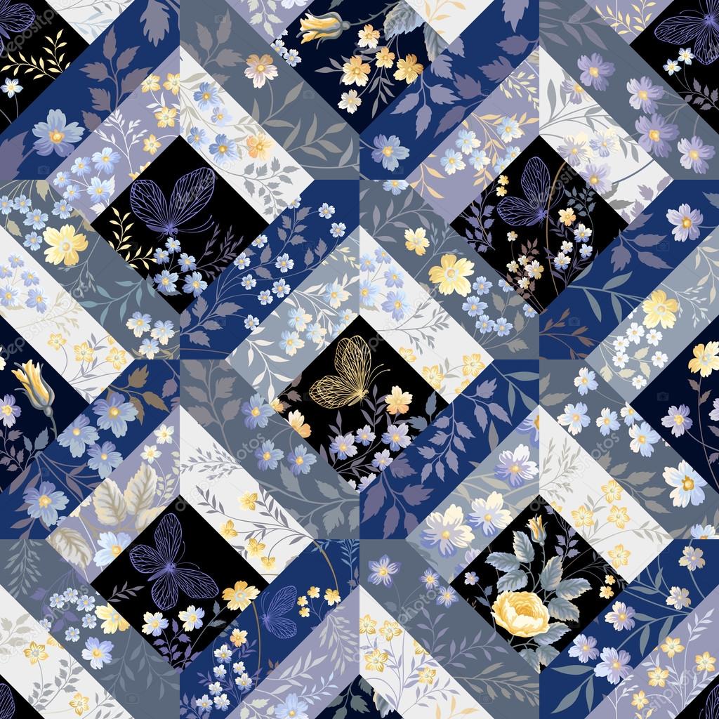 Seamless Patchwork Pattern Stock Vector Image By ©citradora 70990175