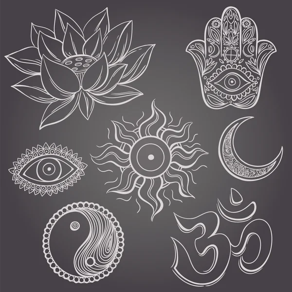 Spiritual symbols Vector Art Stock Images | Depositphotos