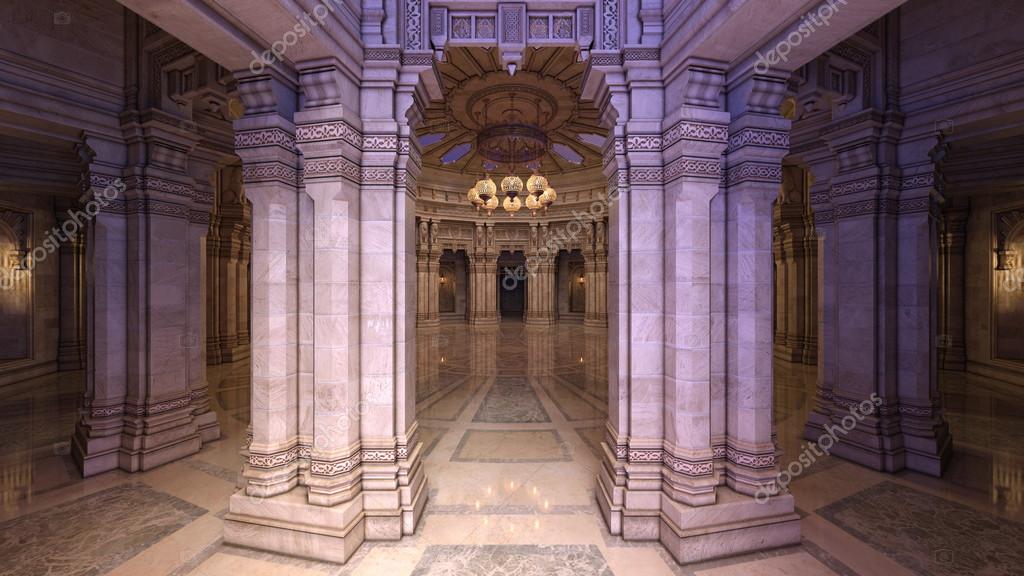 3D CG rendering of a grand hall — Stock Photo © TsuneoMP #100169676
