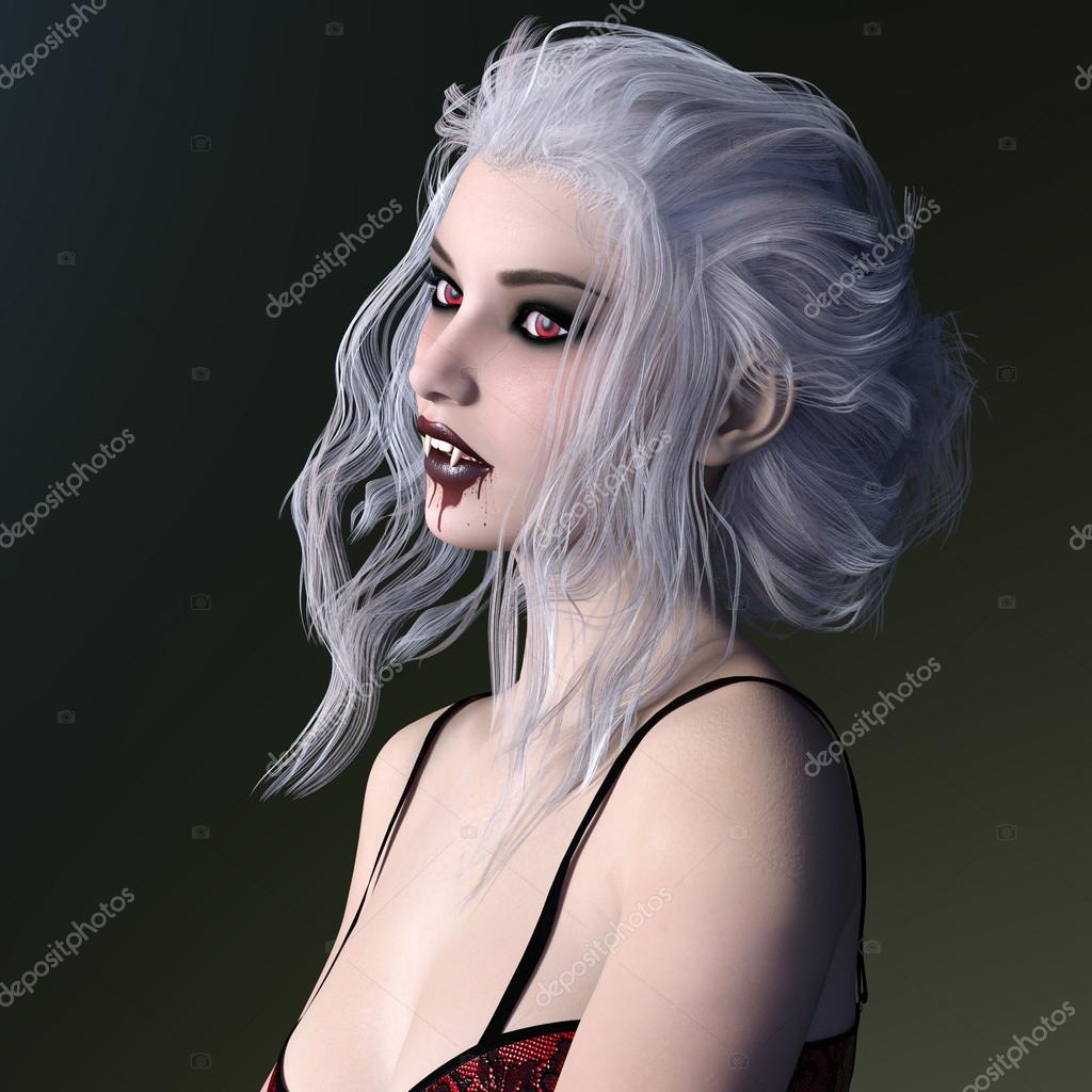 3D CG rendering of a female vampire — Stock Photo © TsuneoMP #101647706