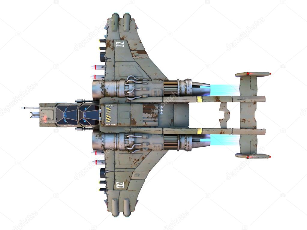 Space Fighter Top View