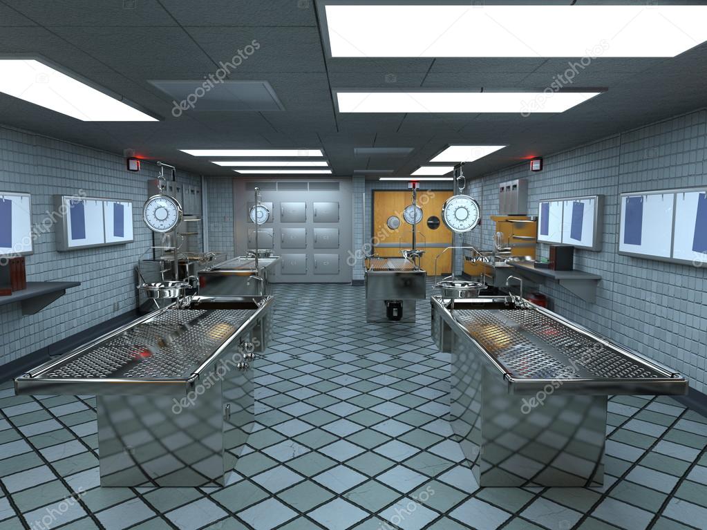 3D CG rendering of morgue Stock Photo by ©TsuneoMP 105300924