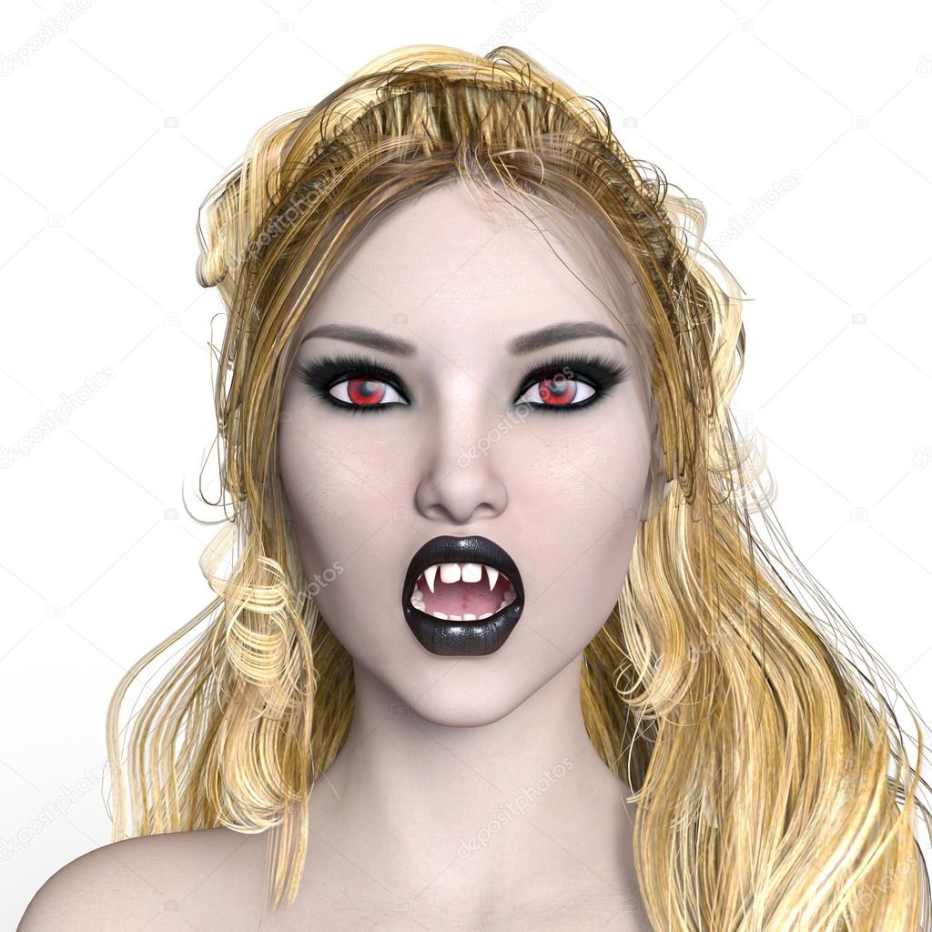 3D CG rendering of a female vampire — Stock Photo © TsuneoMP #108085138
